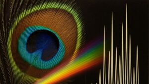 Peacock Feathers Made to Glow with Laser Light - Wild Science