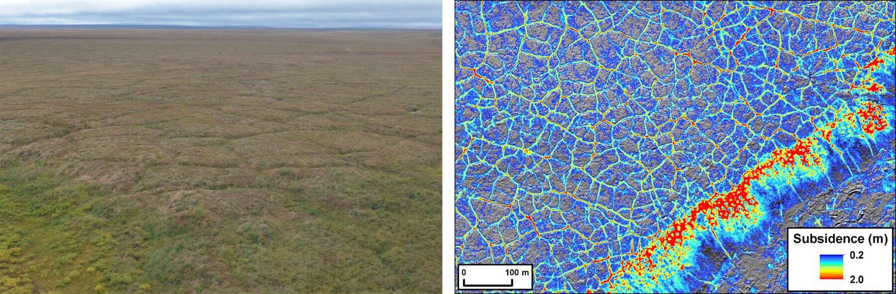 Arctic Tundra Fire Causes Widespread Permafrost Landscape Changes ...
